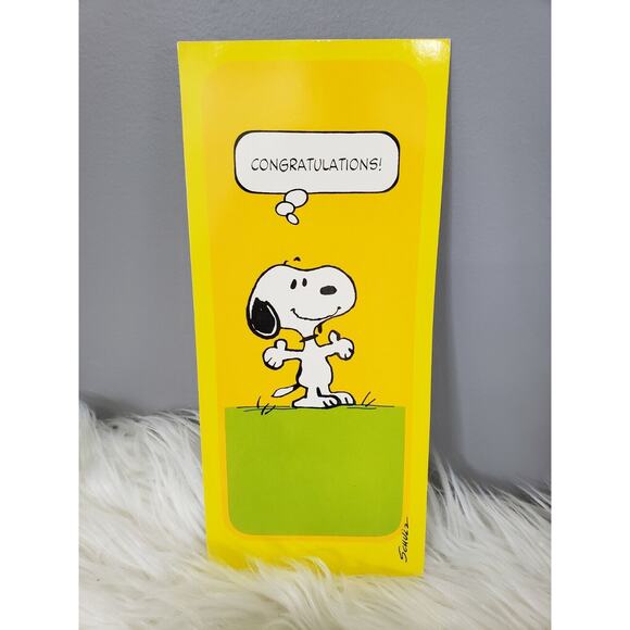 Hallmark | Accents | 958 Congratulations Peanuts Snoopy Hallmark ...